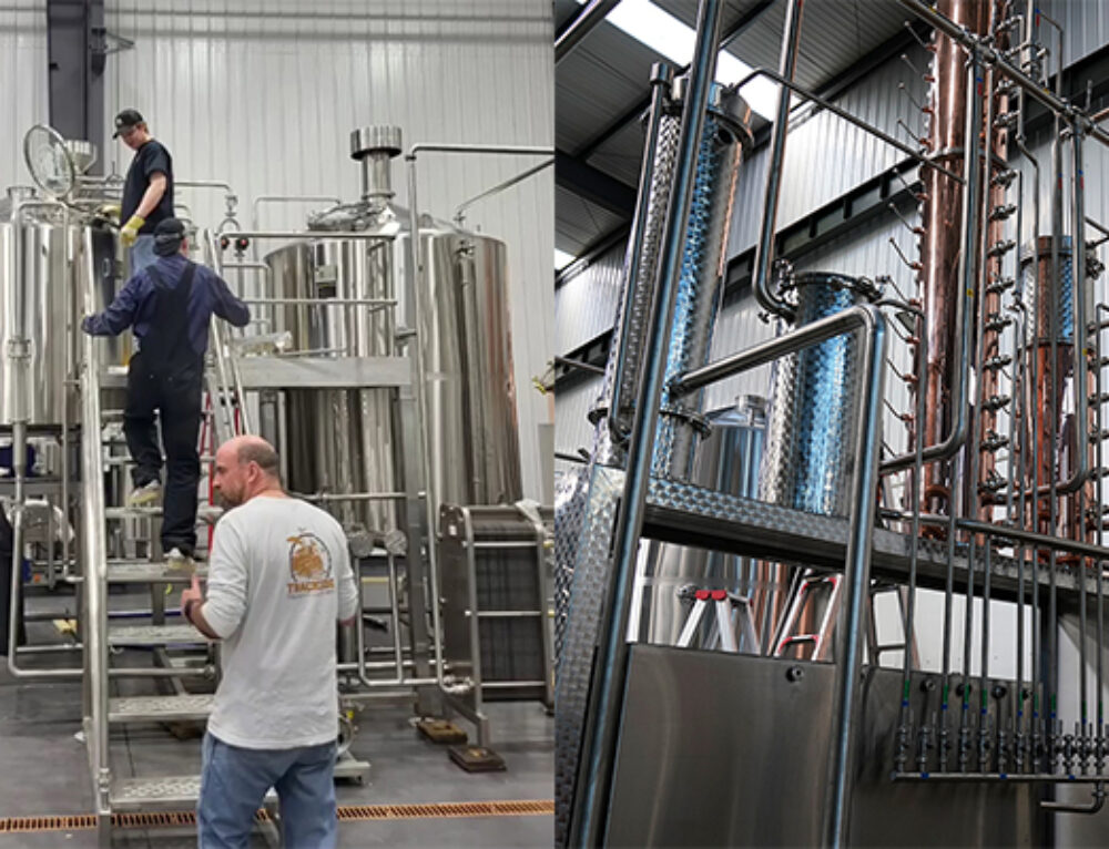 Components of a distillation tower and the distillation process ...